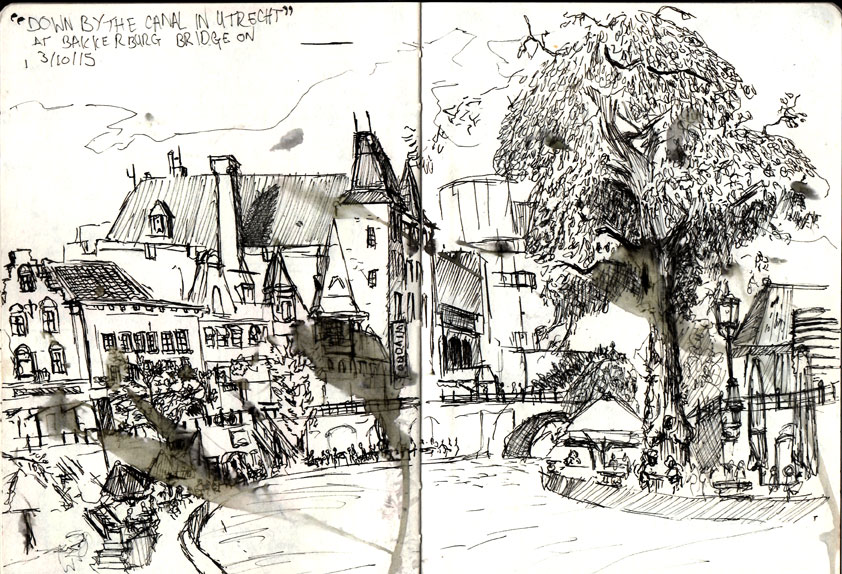 Netherlands Comic, Netherlands Drawings, Amdterdam to Utrecht and Home ...